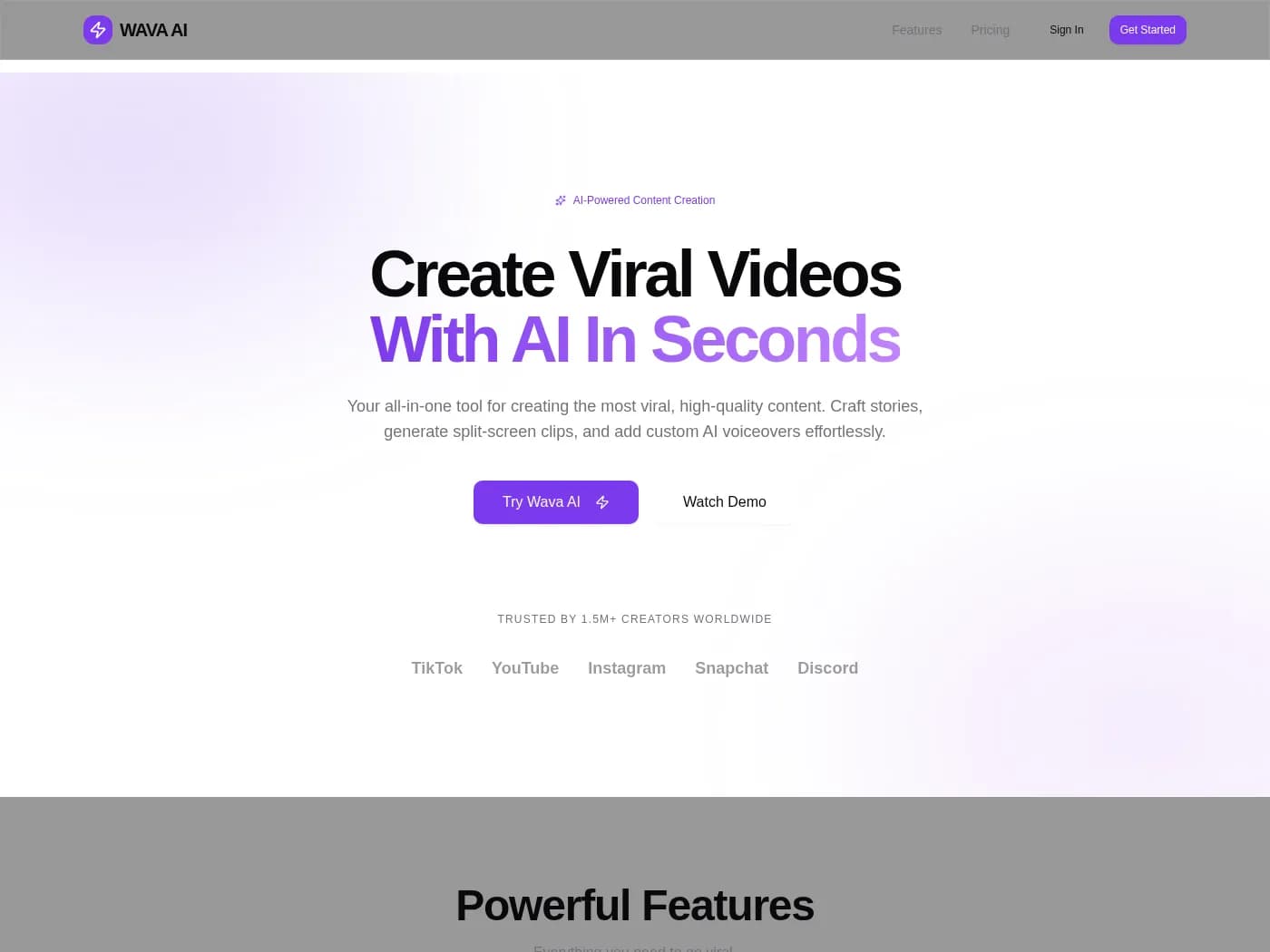 Wava AI Clone