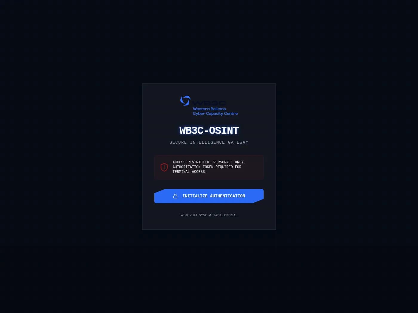 WB3C-OSINT Research Hub