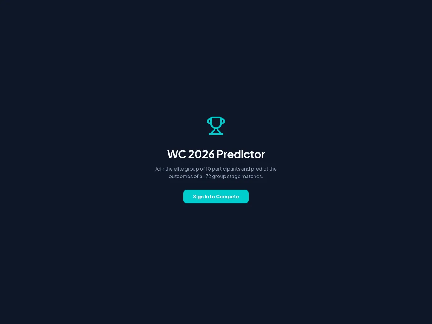 World Cup Predictor