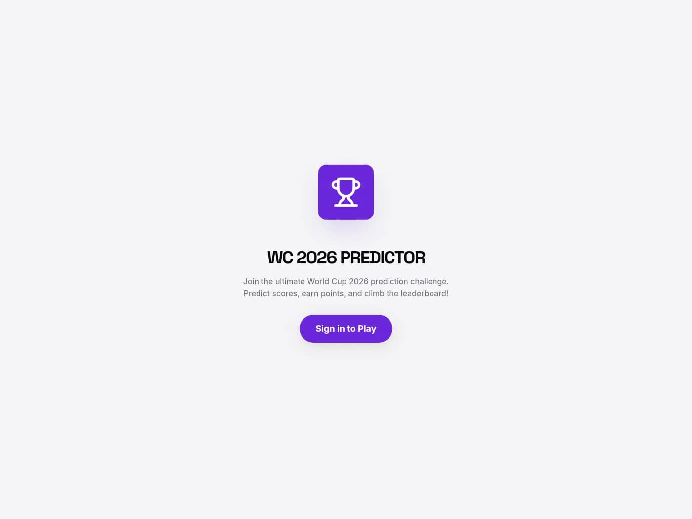 World Cup Prediction Hub
