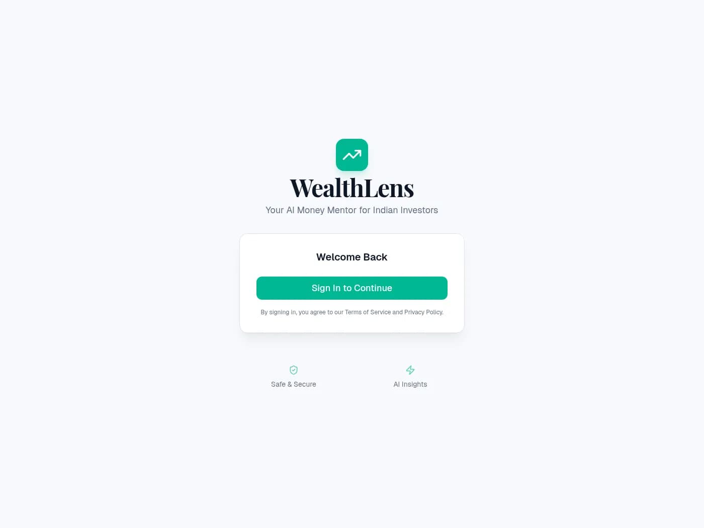 WealthLens AI Mentor