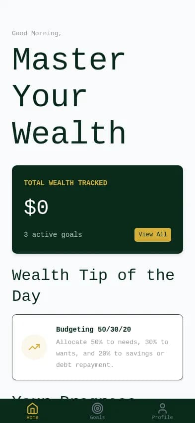 WealthWise Mobile Coach