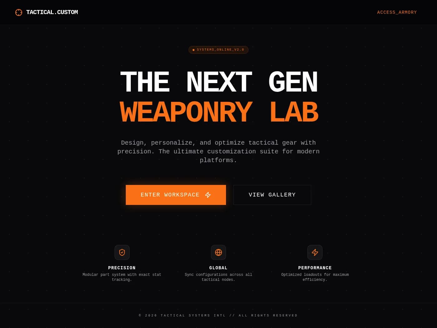 Weapon Customizer App