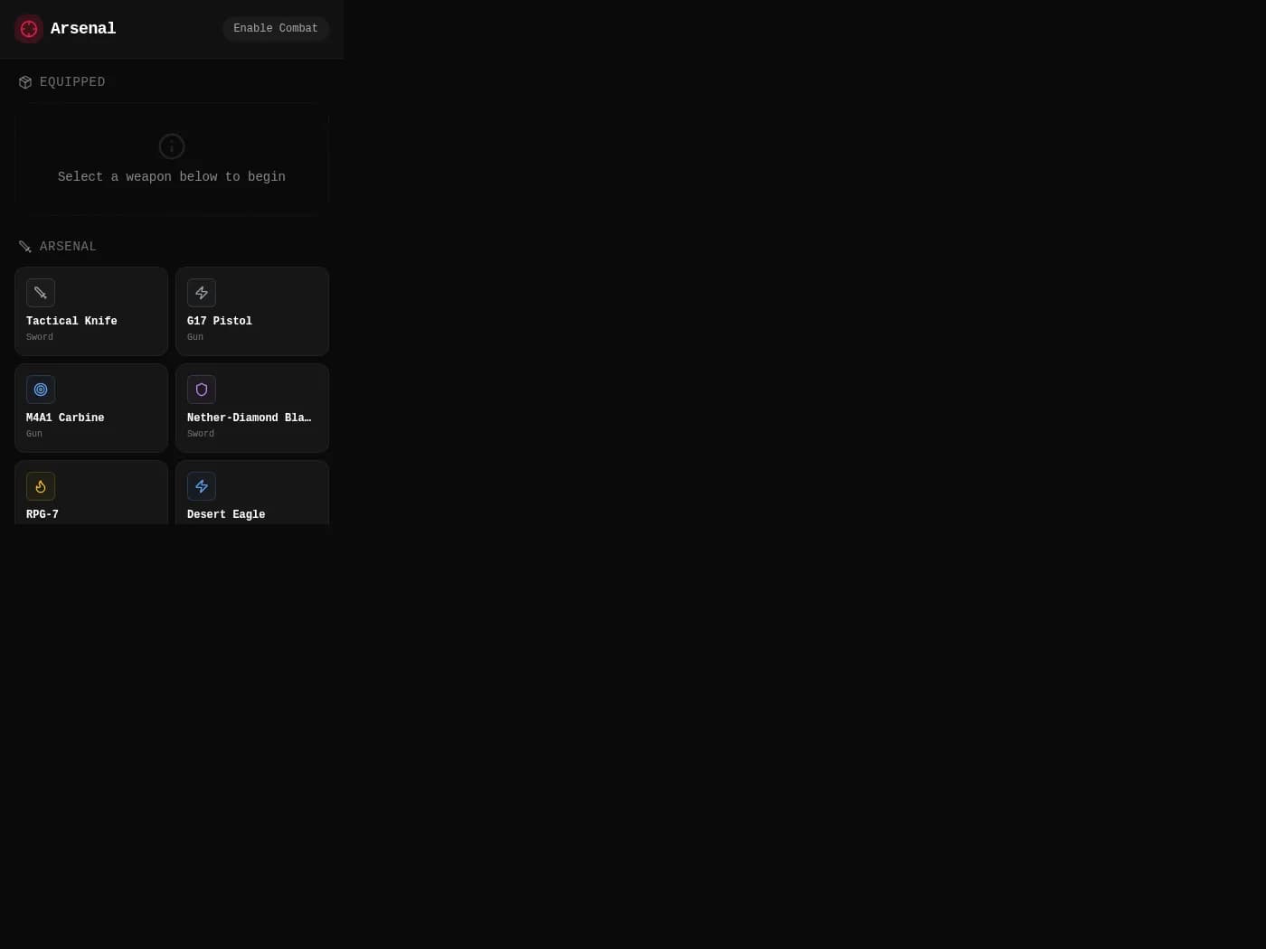 Weaponry Add-On Suite