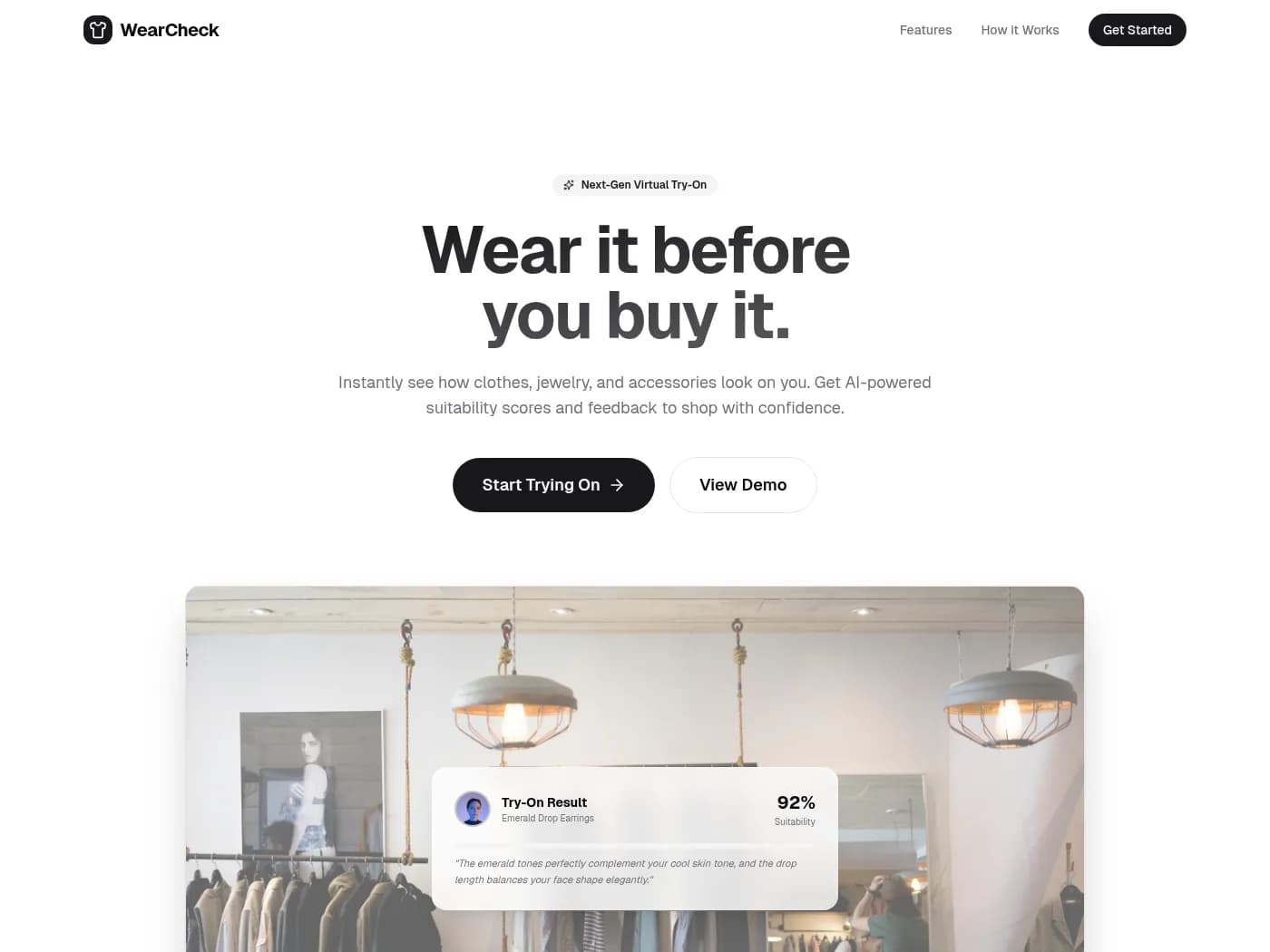 WearCheck AI Try-On