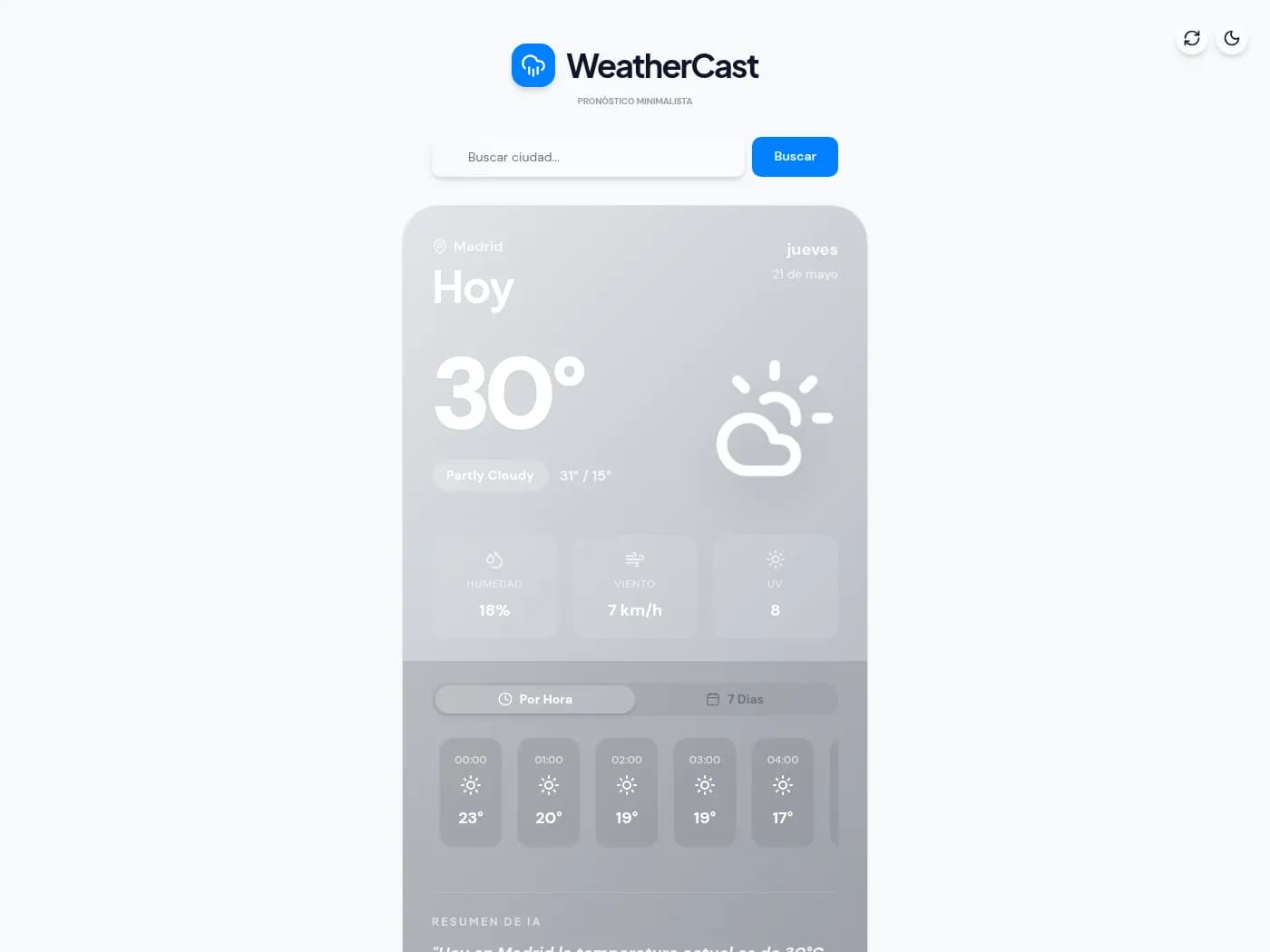 WeatherCast App