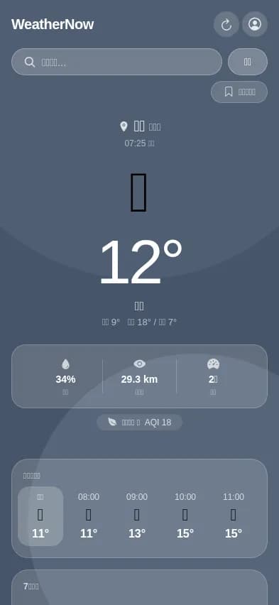 WeatherNow