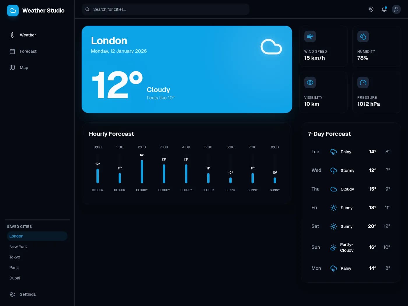 Weather Studio Web
