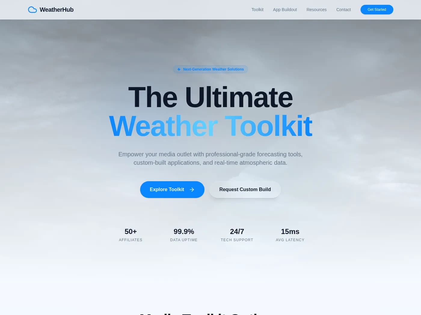 Digital Weather Solutions Hub