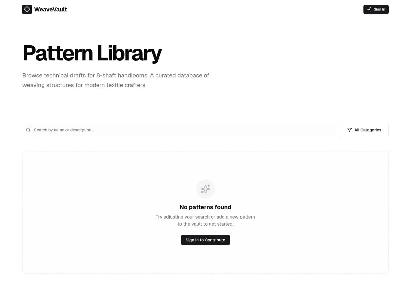 Weaving Patterns Explorer