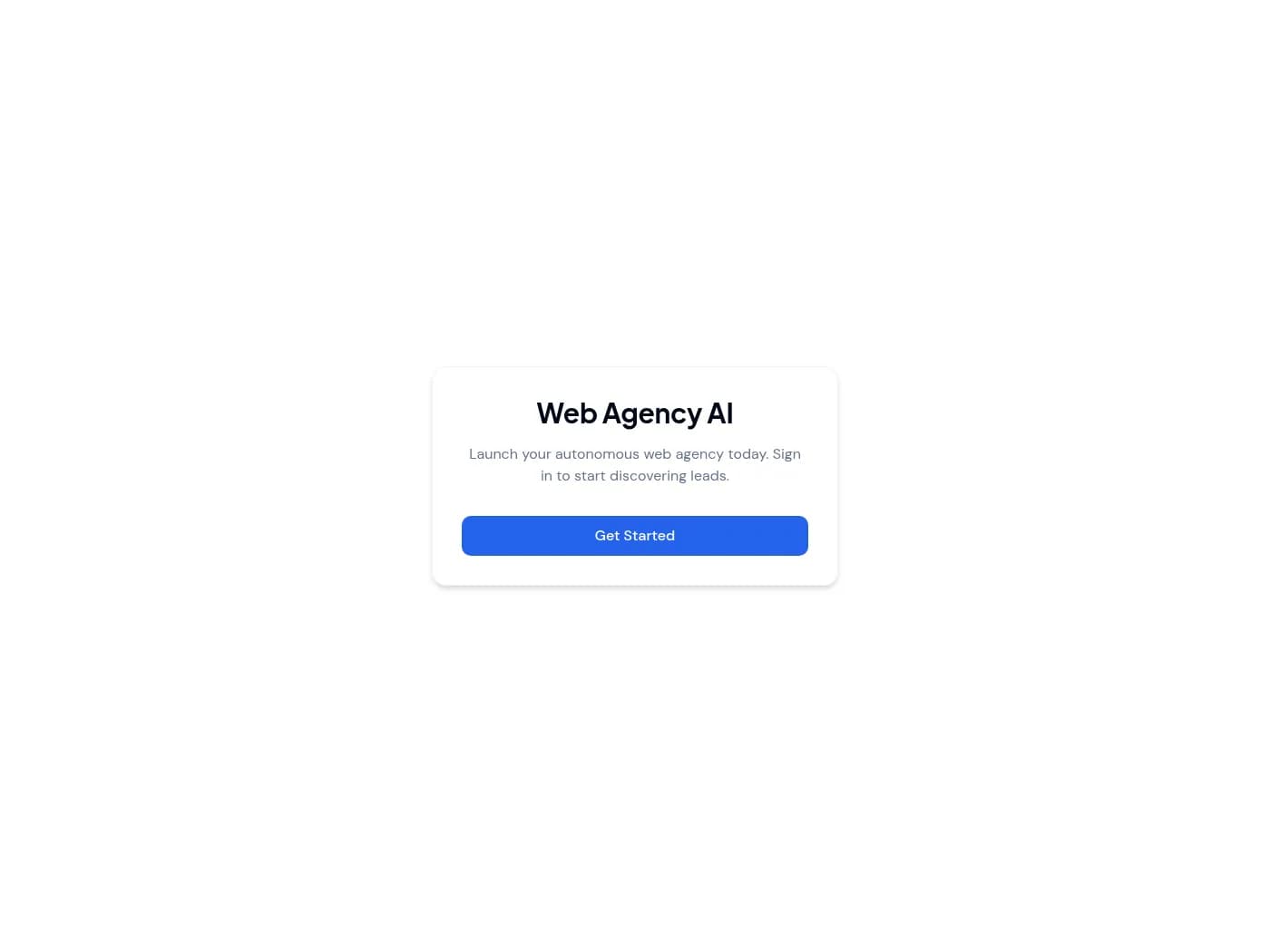Autonomous Web Agency Bot