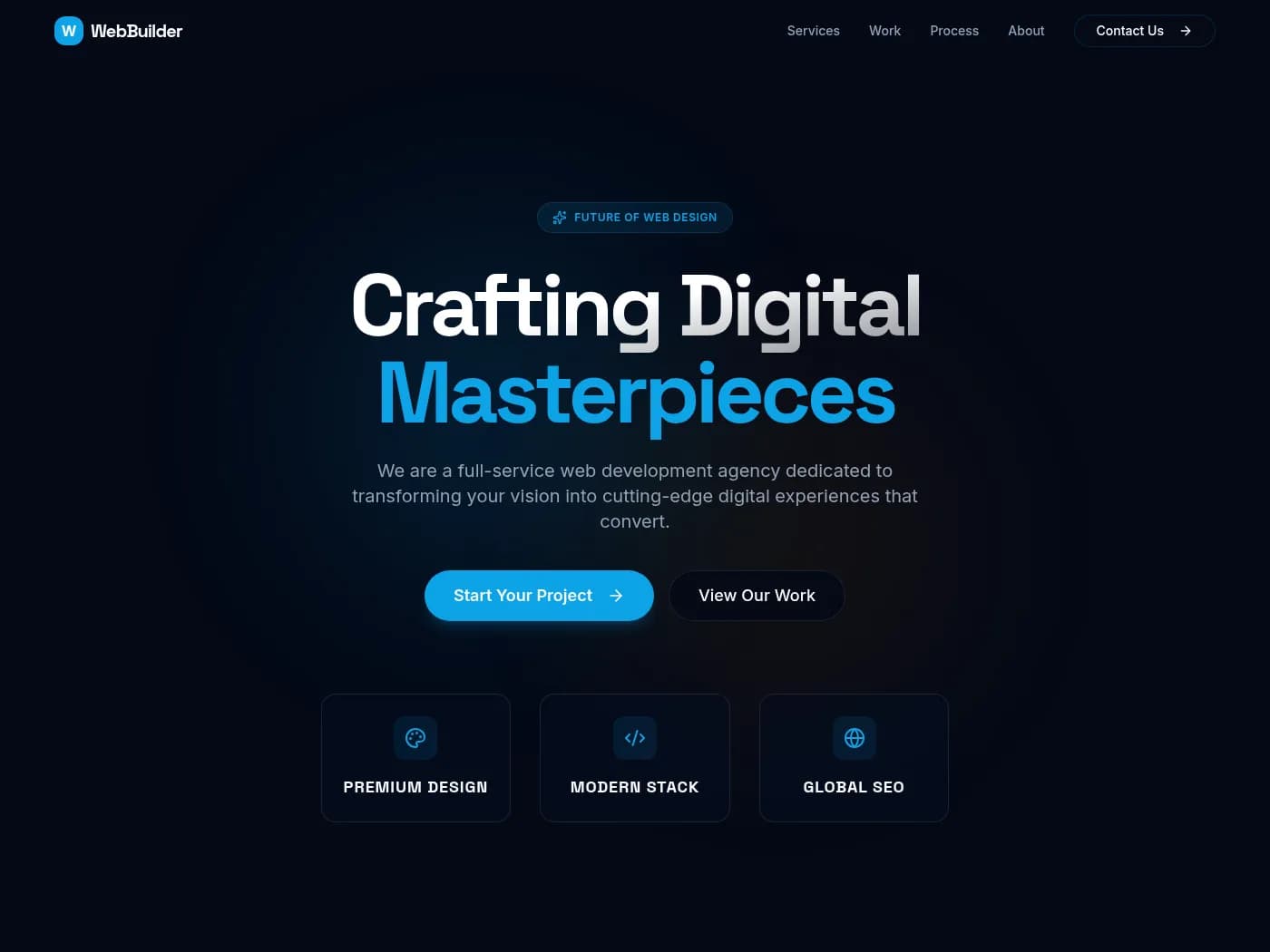 WebBuilder Agency Site