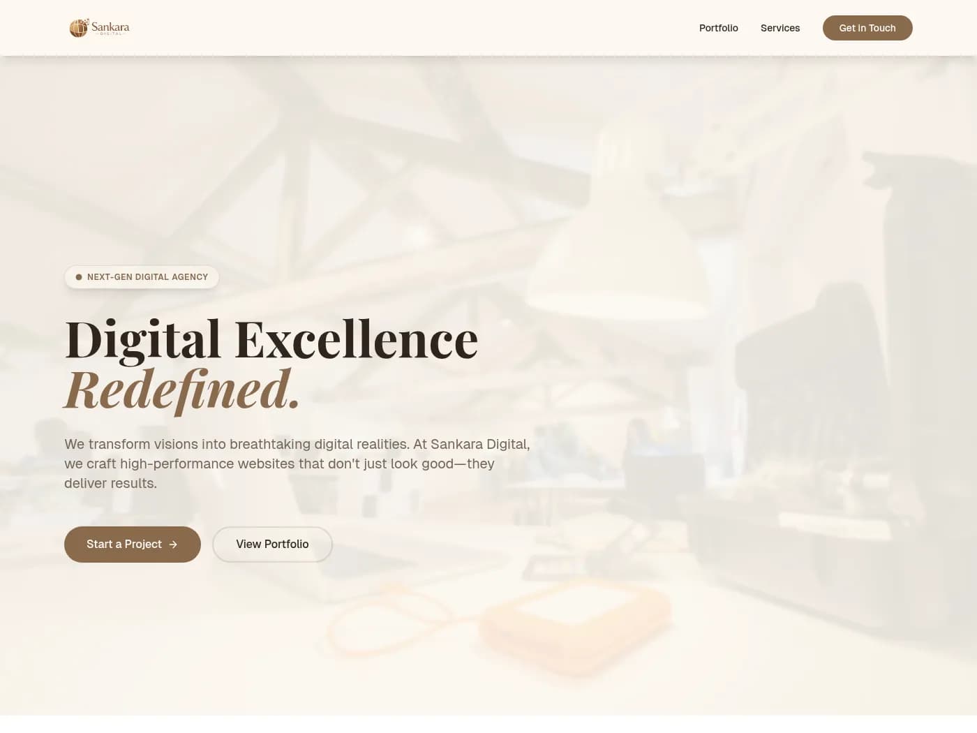 Sankara Web Agency Site