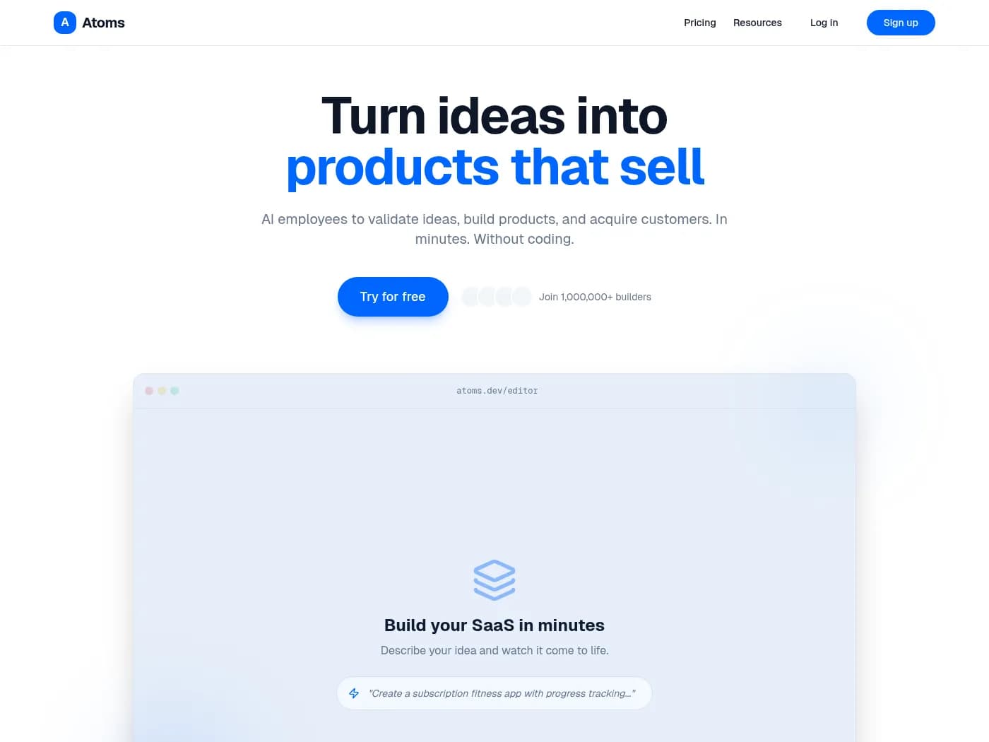 Atoms Web App Builder