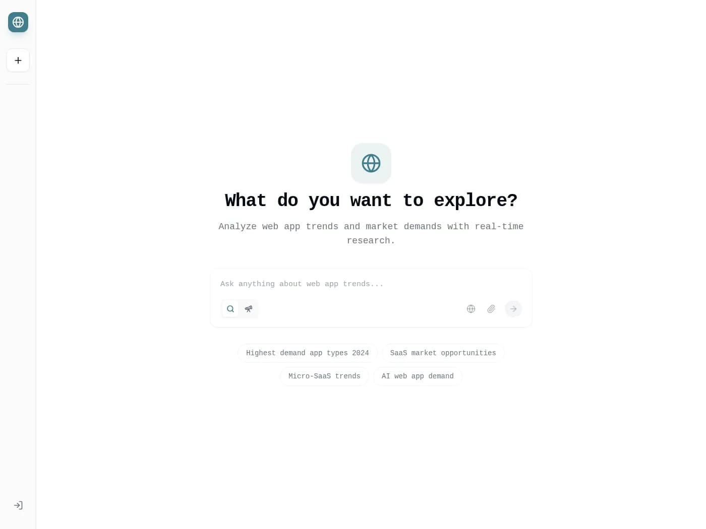 Web App Trends Explorer