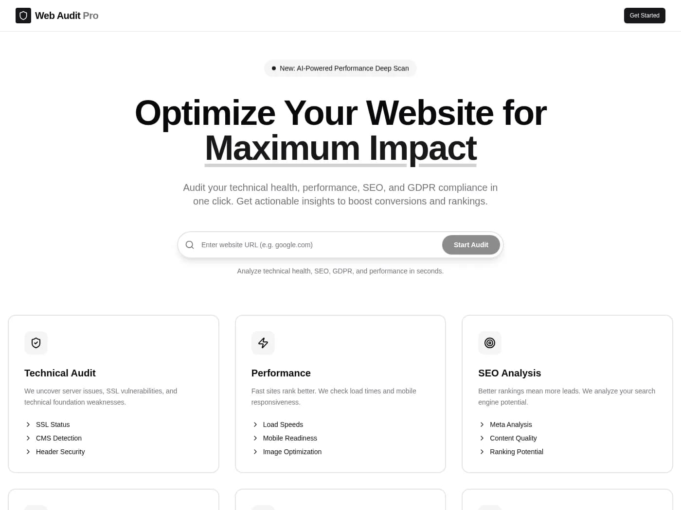 Web Audit Pro