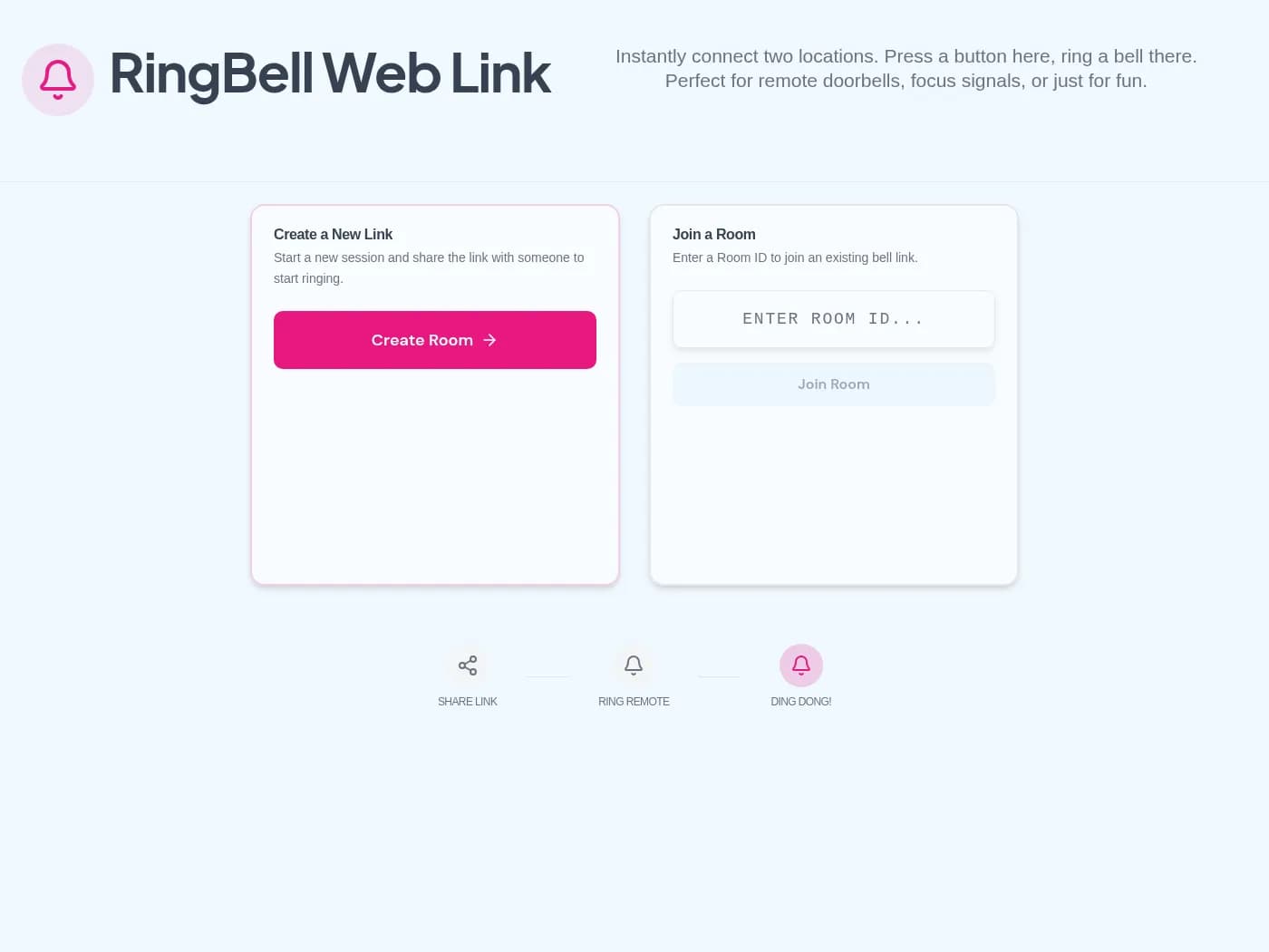 RingBell Web Link