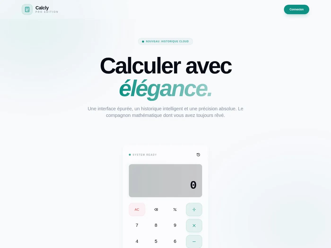 Calcly Web Calculator