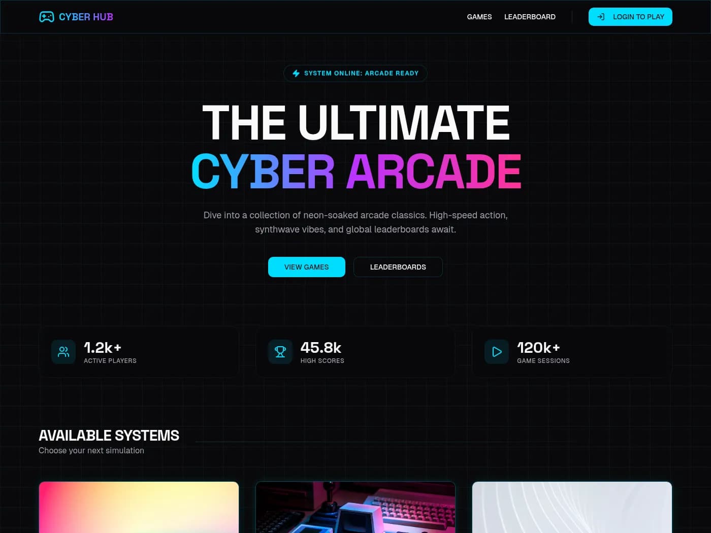 Web Game Hub