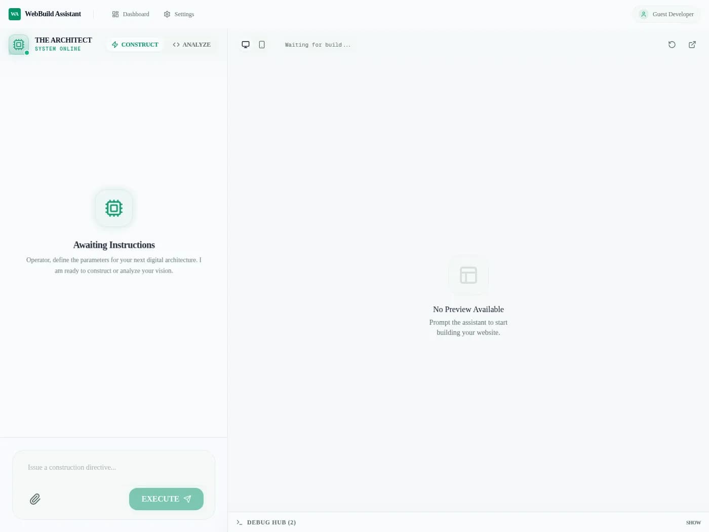 WebBuild Assistant