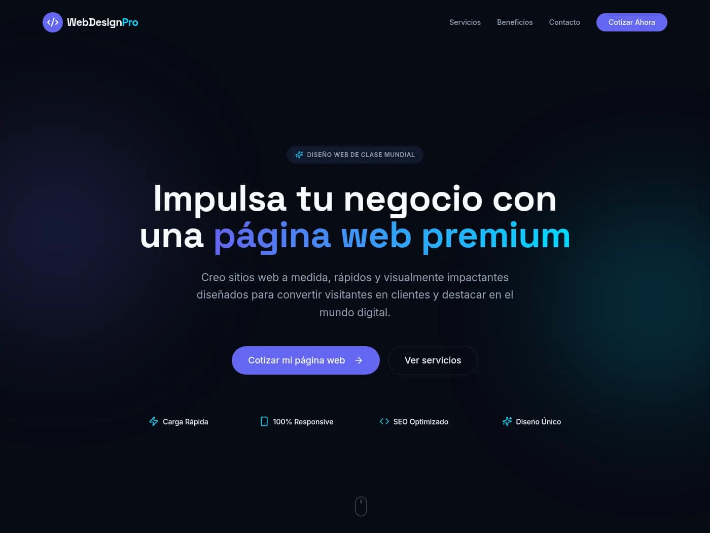 WebDesign Pro Landing