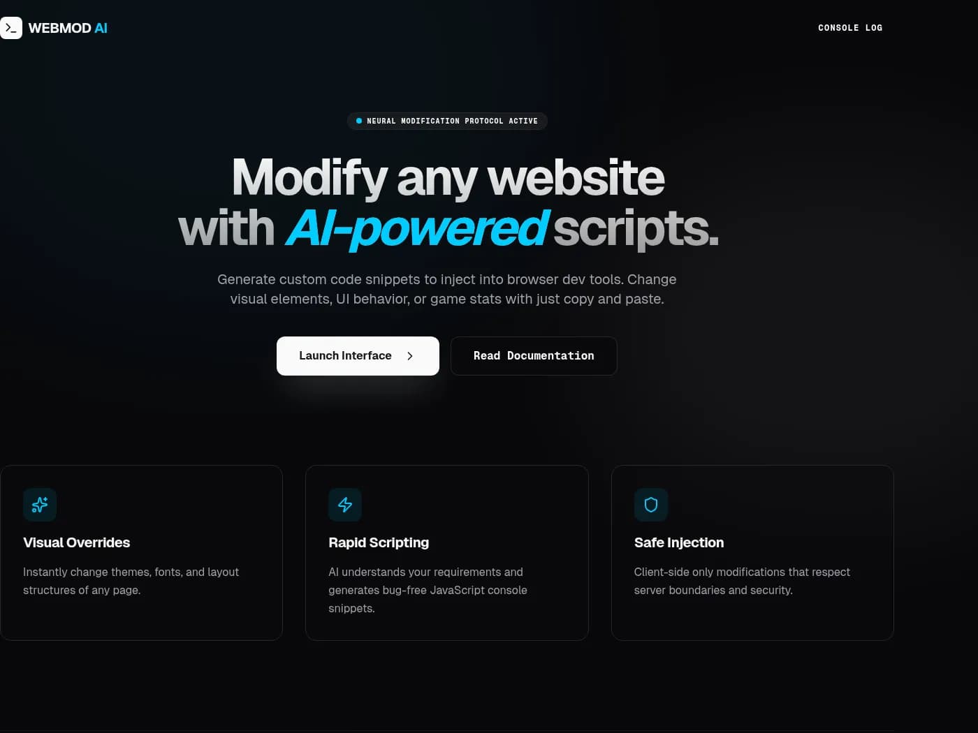Web Modifier AI