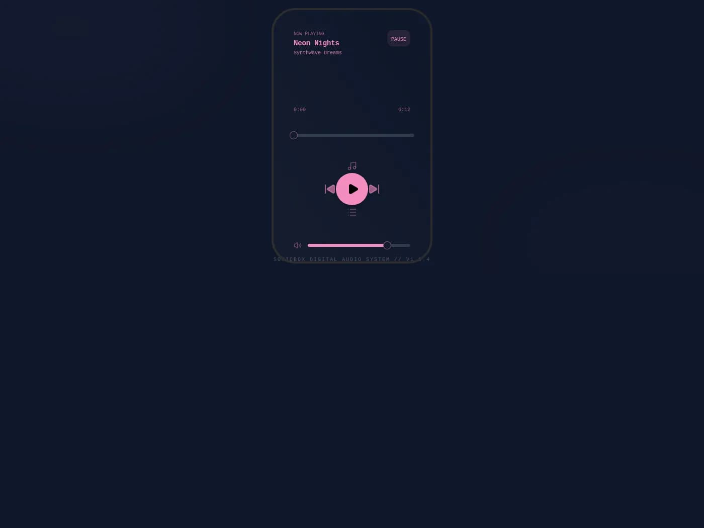 Web MP3 Player
