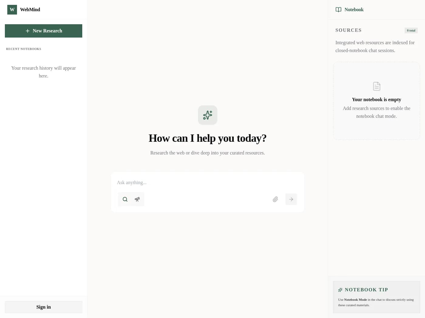 Web NotebookLM Clone