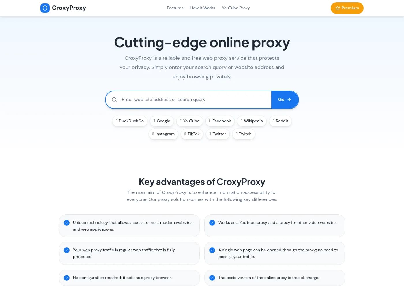 Proxy Web Clone