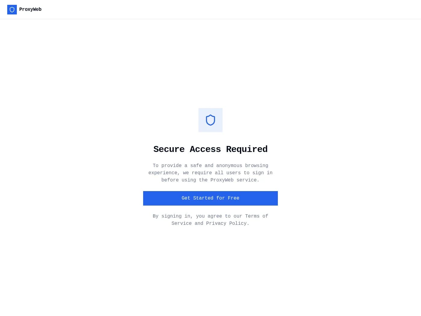 ProxyWeb