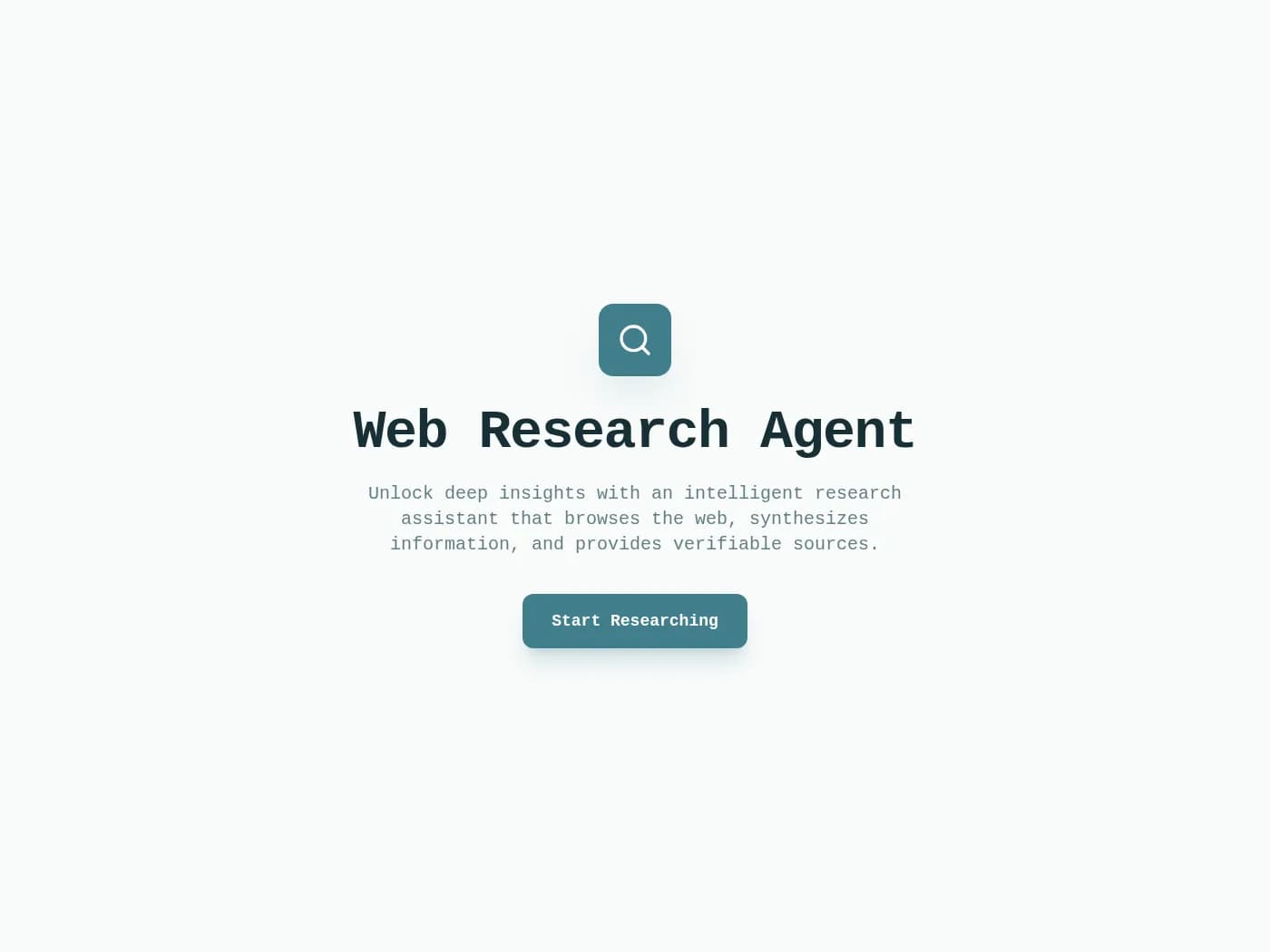 Web Research Agent