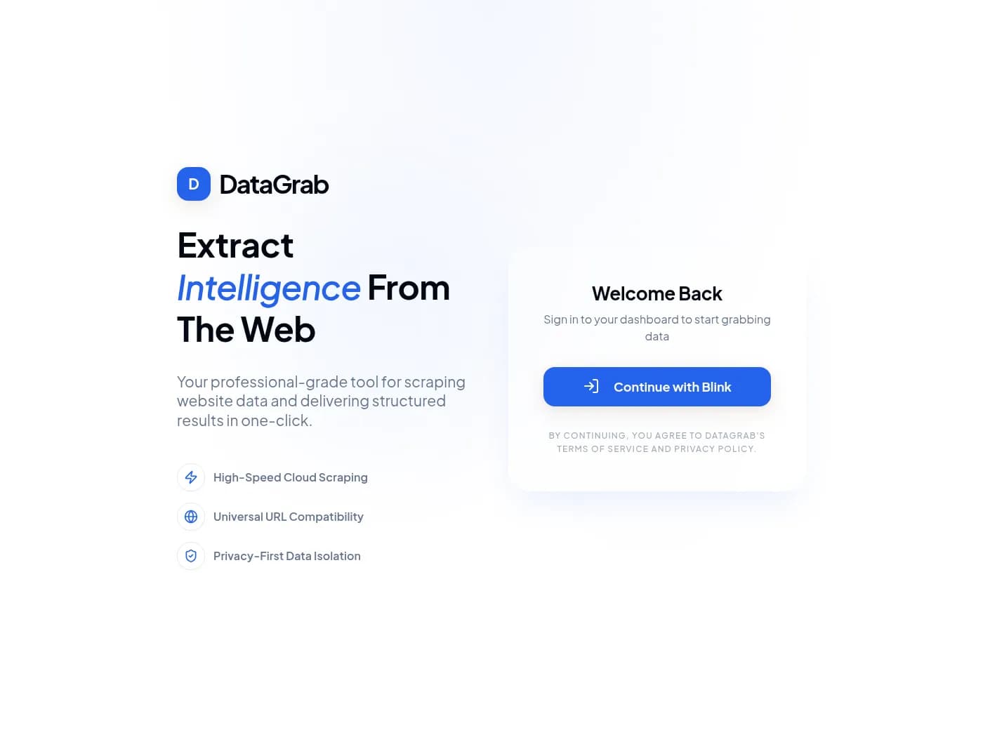 DataGrab Web Scraper