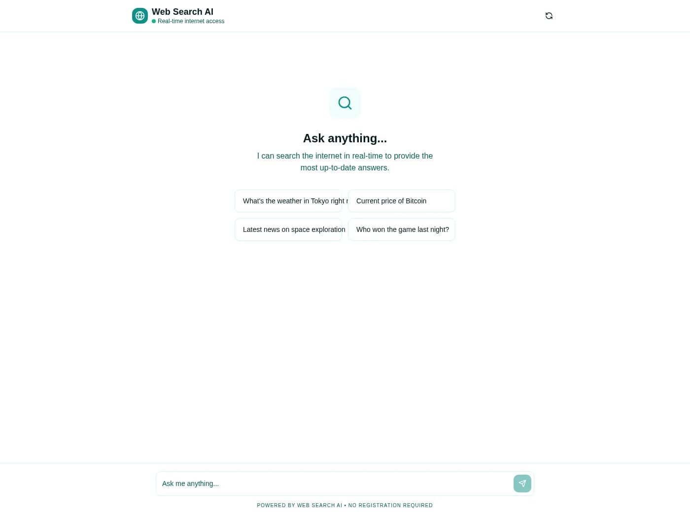 Web Search Chatbot