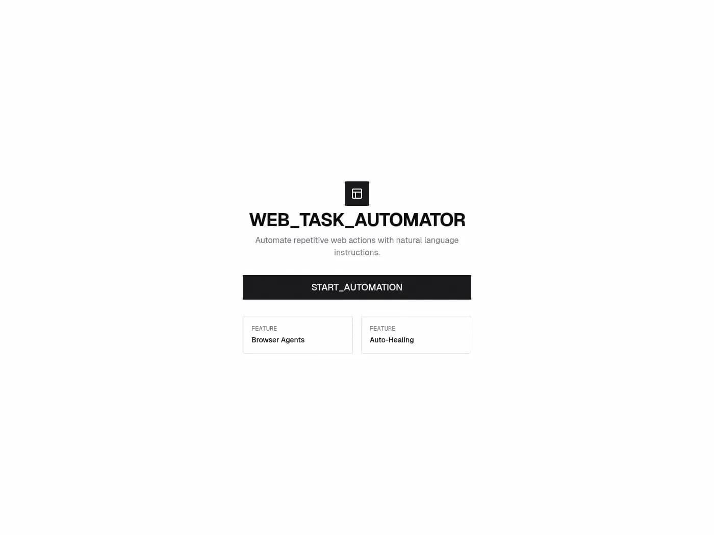 Web Task Automator