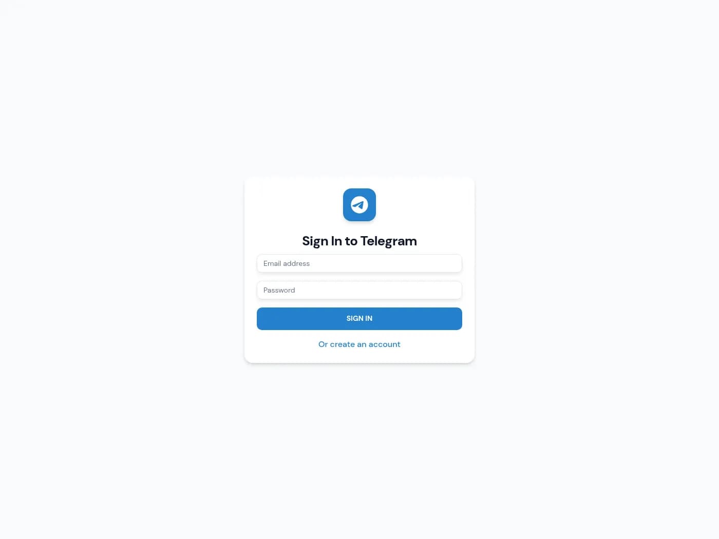 Web Telegram Clone