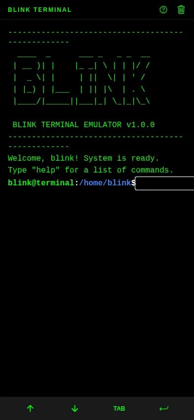 Web Terminal Emulator