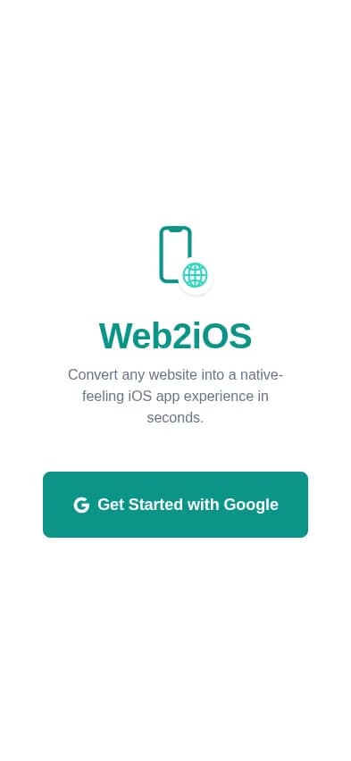 Web2iOS Converter