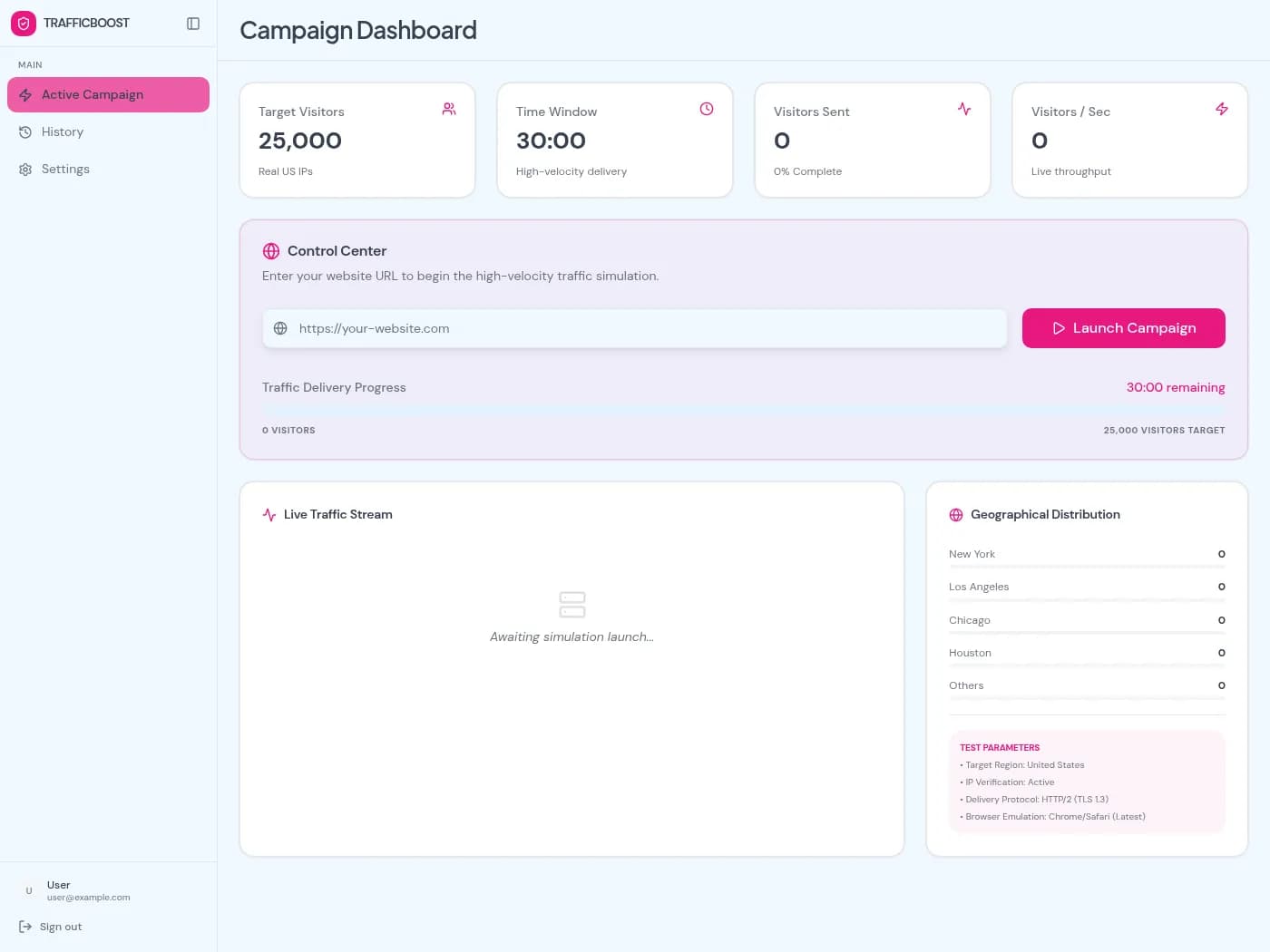 Rapid Web Traffic Booster
