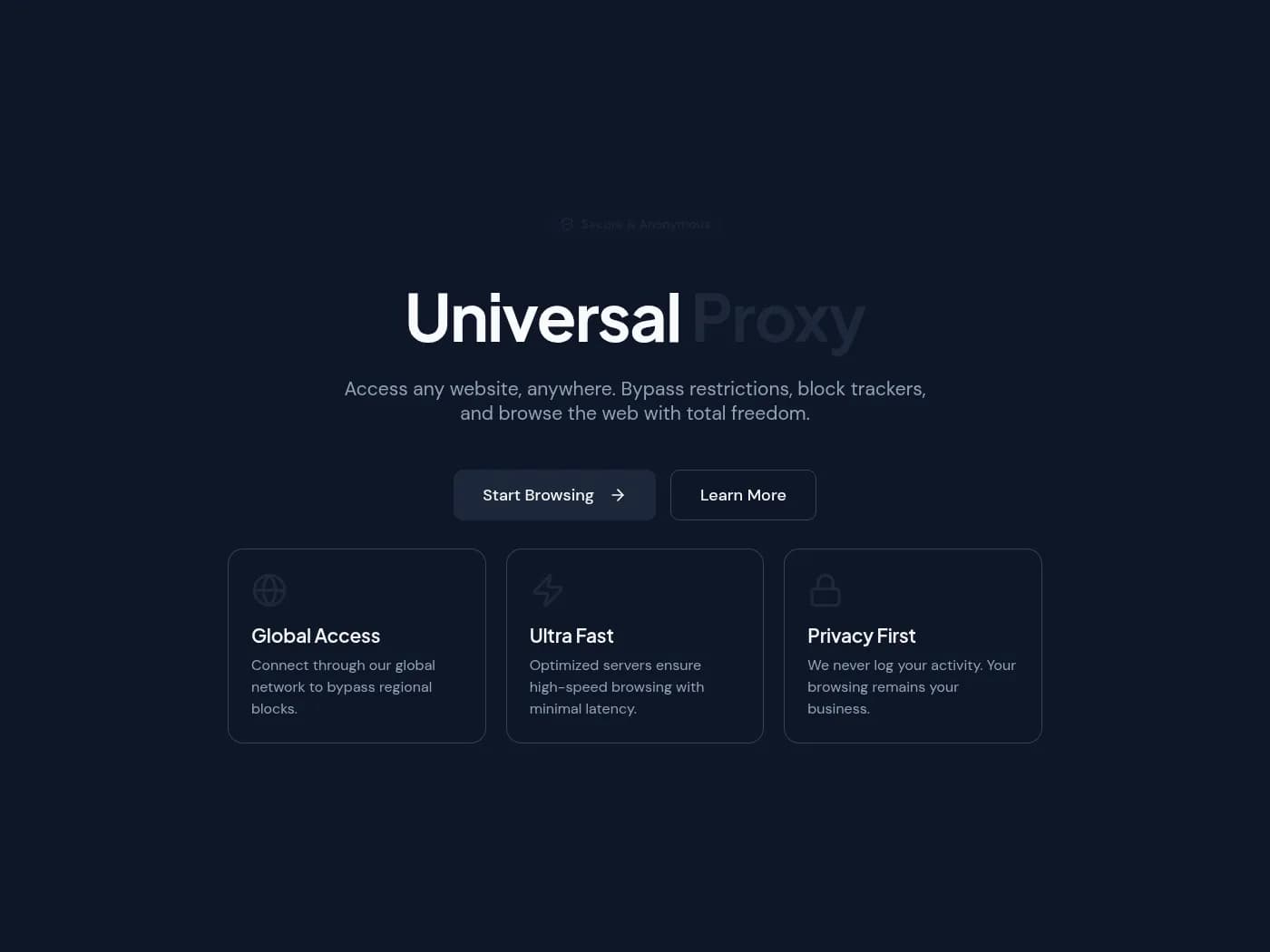 Universal Web Proxy