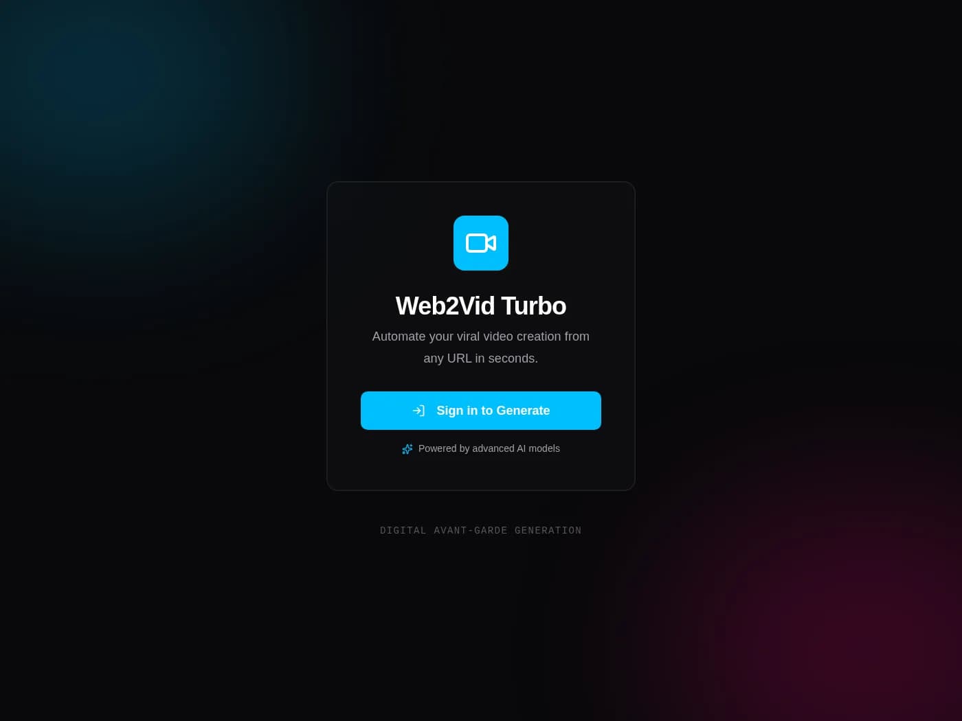Web2Vid Turbo