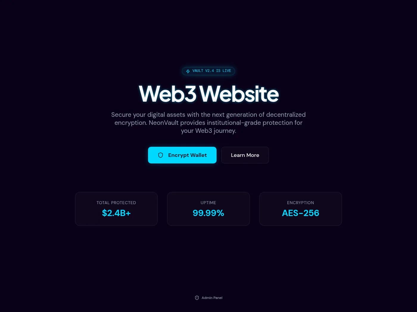 NeonVault Web3 Portal