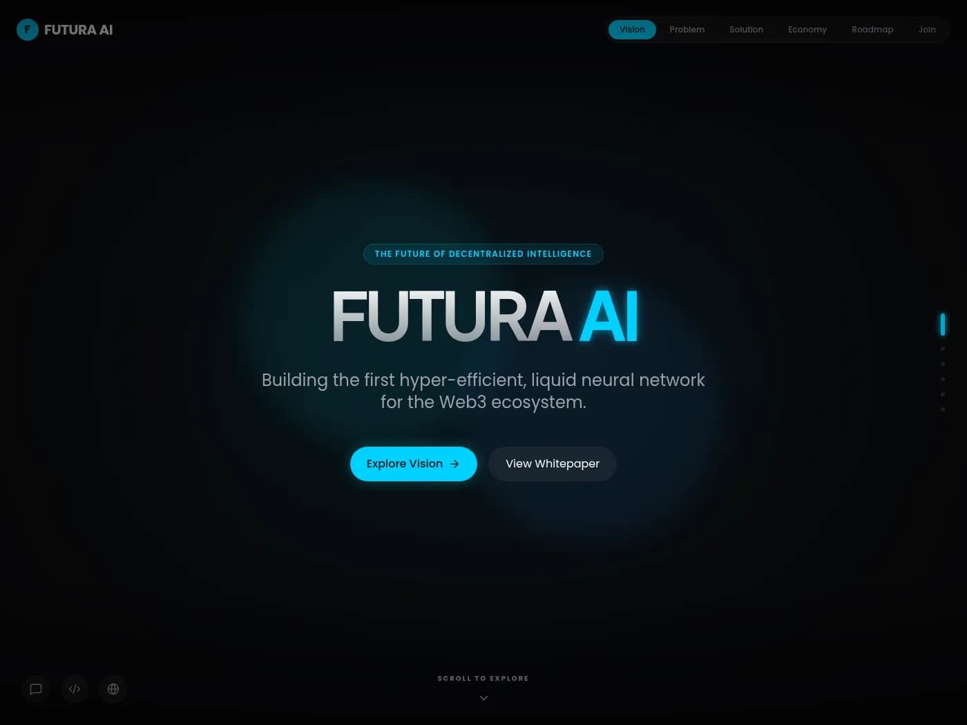 Futuristic Web3 Pitch Deck