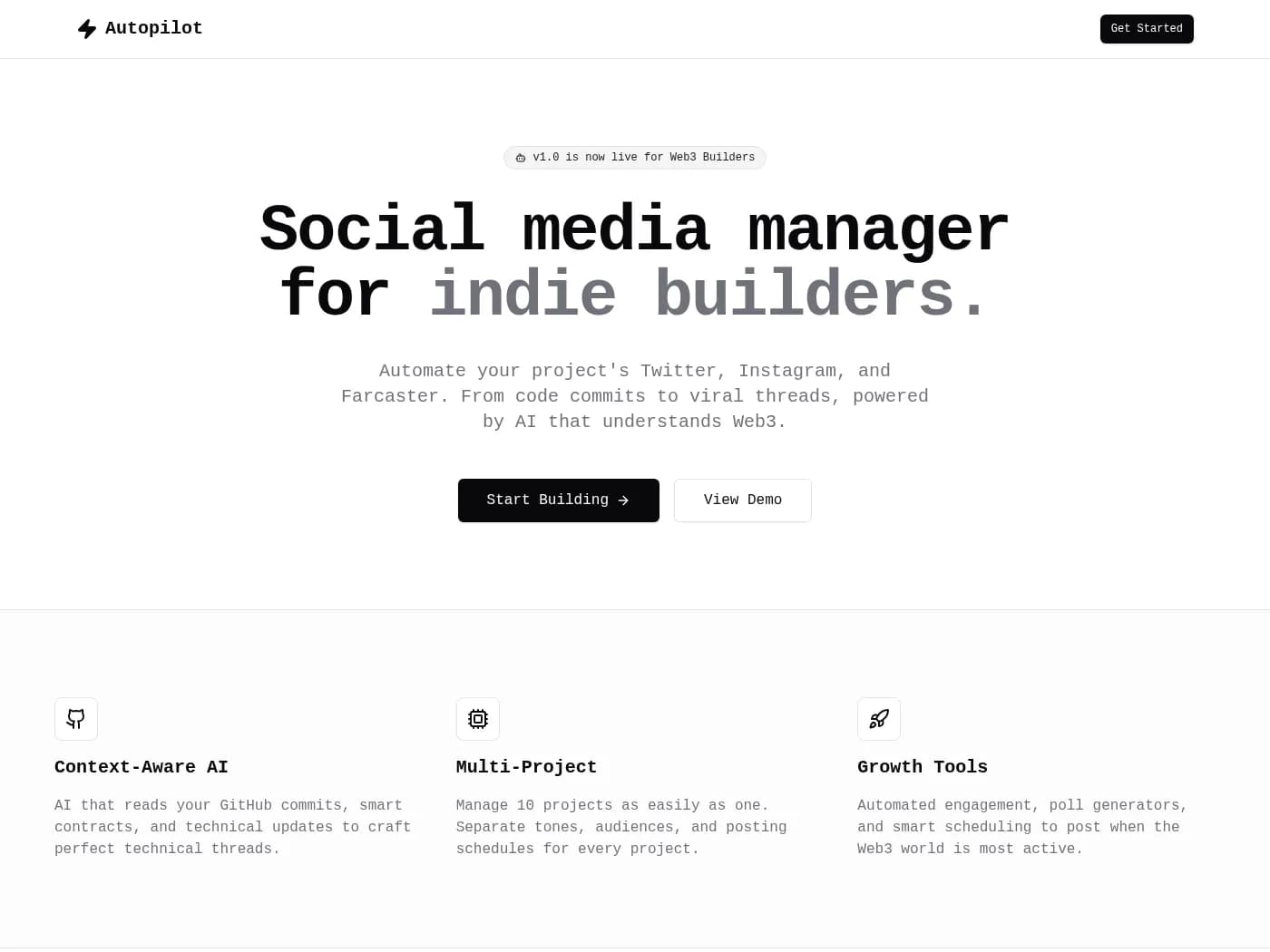 Web3 Social Autopilot