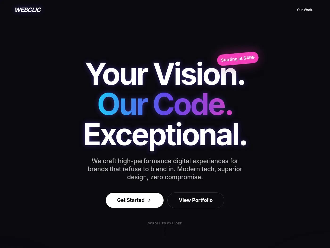 Webclic Promo Poster