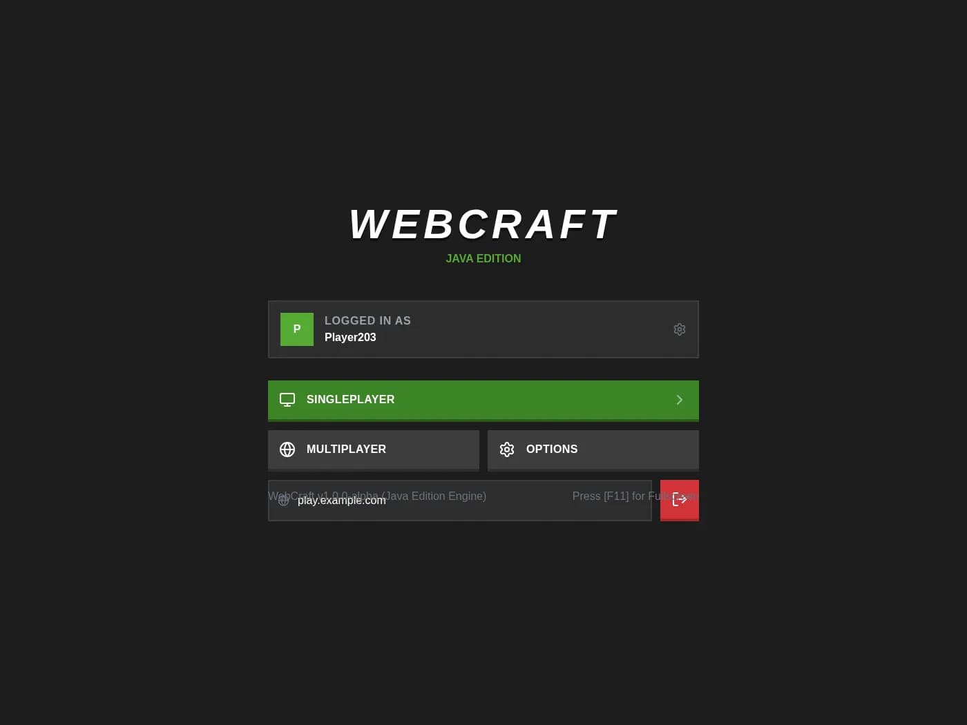 WebCraft Java Edition