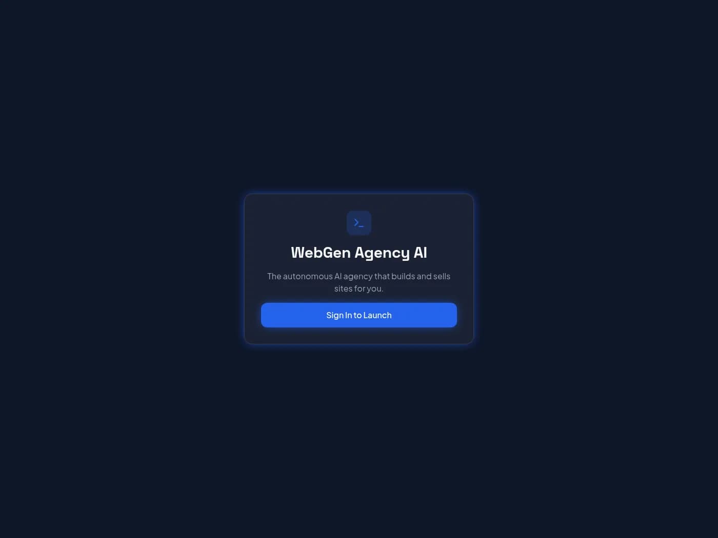 WebGen Agency AI
