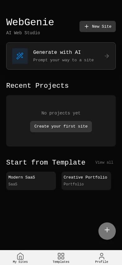 WebGenie Studio