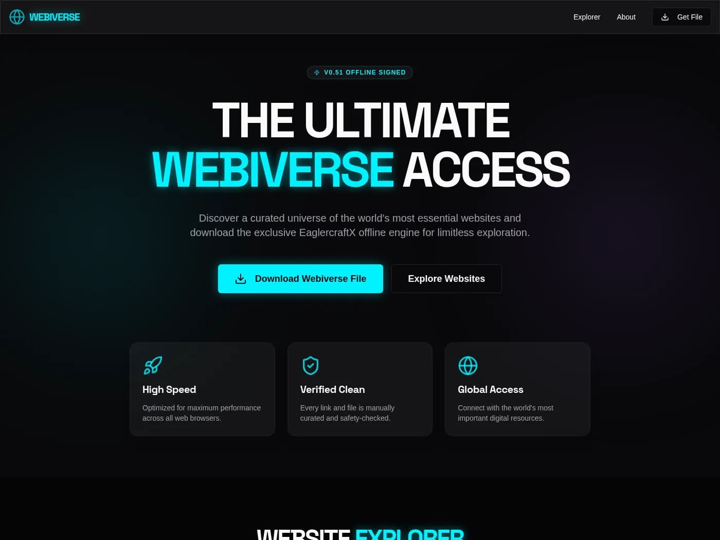 Webiverse Explorer