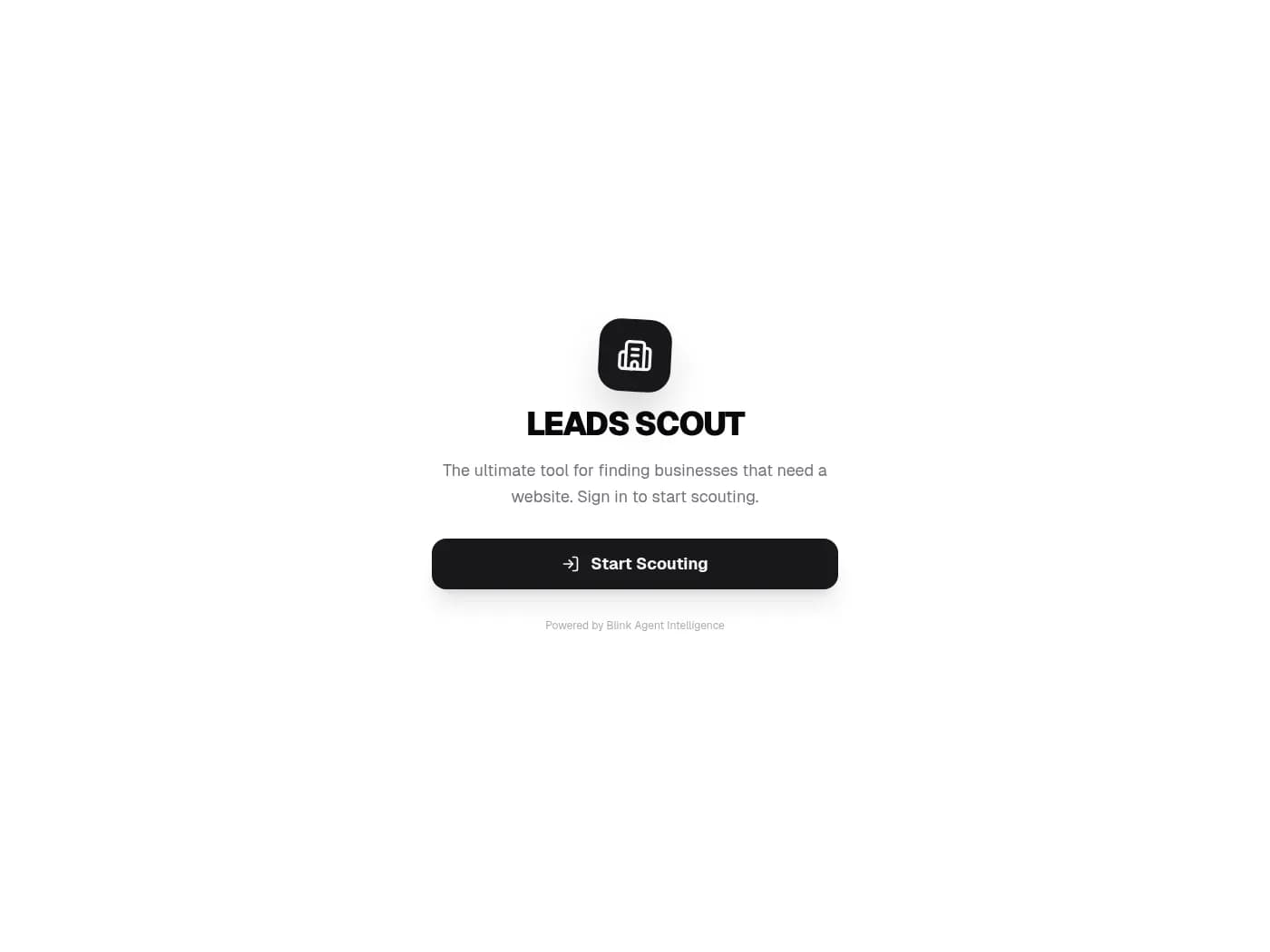 Webless Leads Scout