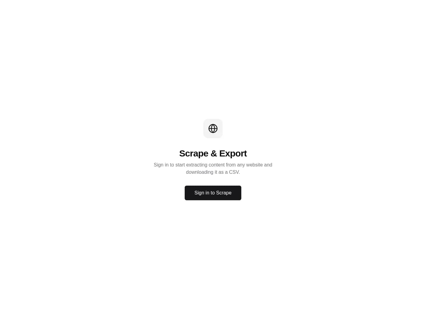 Scrape & Download Webapp
